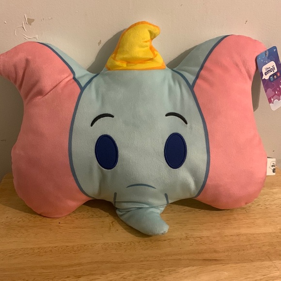 Disney | Other | Disney Emoji Dumbo Pillow Just Play Plush Elephant ...